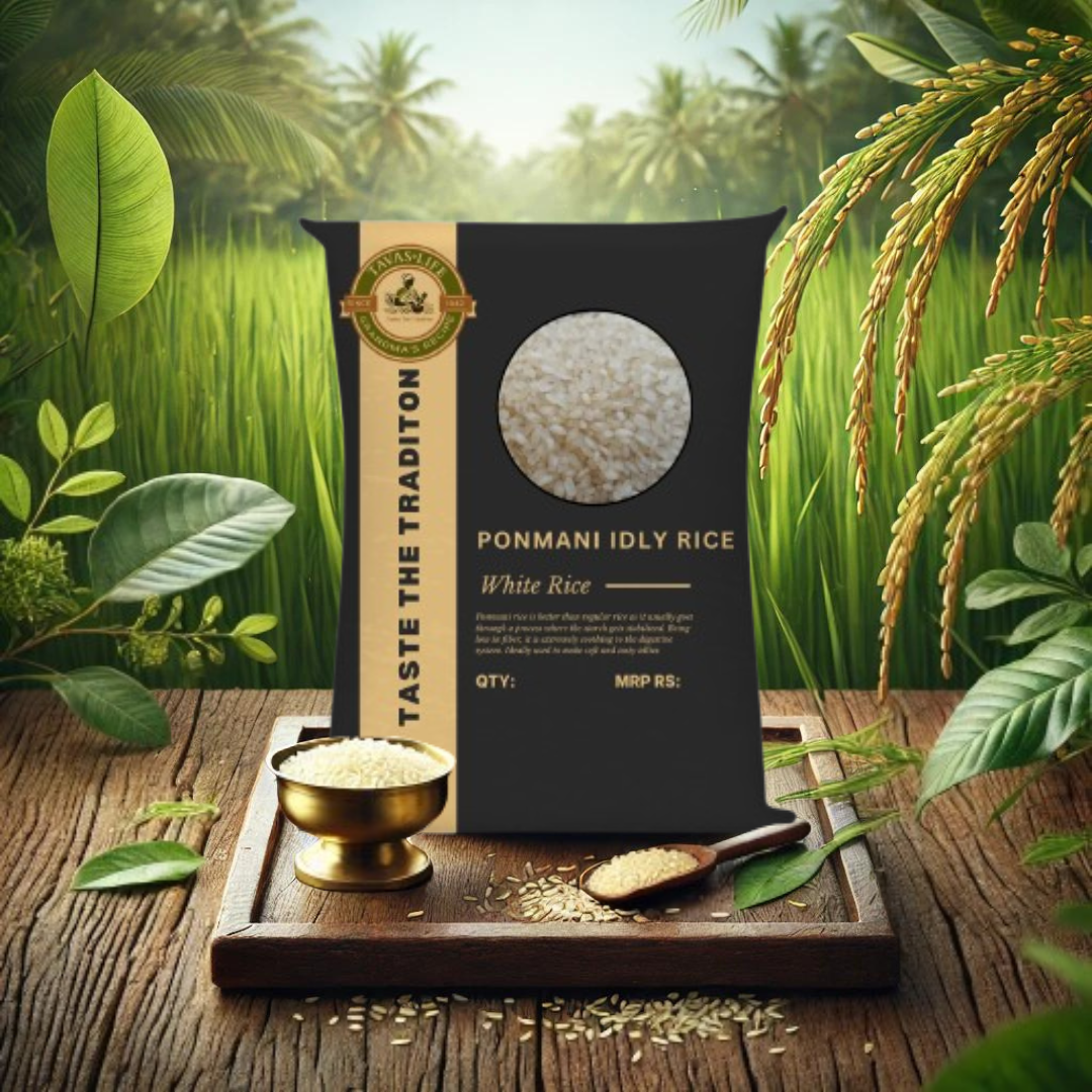 Ponmani Idly rice (White Rice)